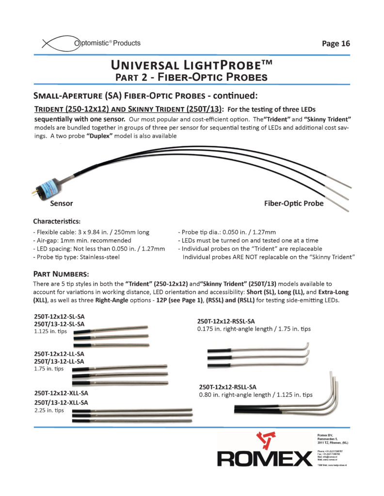 Light Probe selection page.