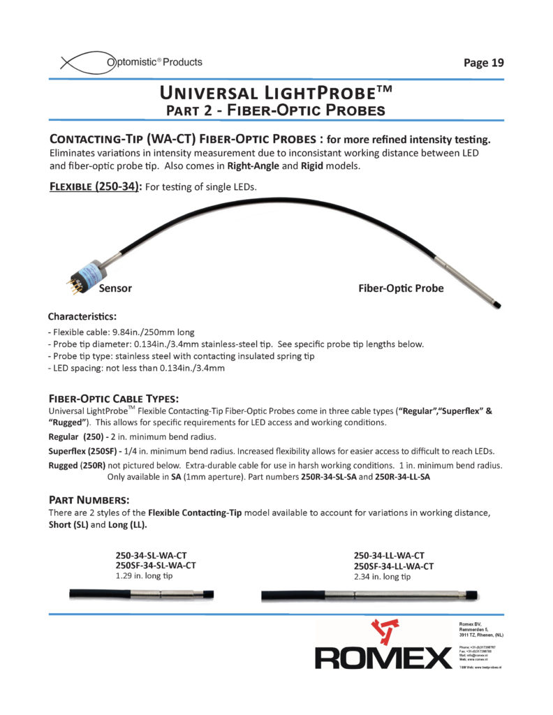 Light Probe selection page.