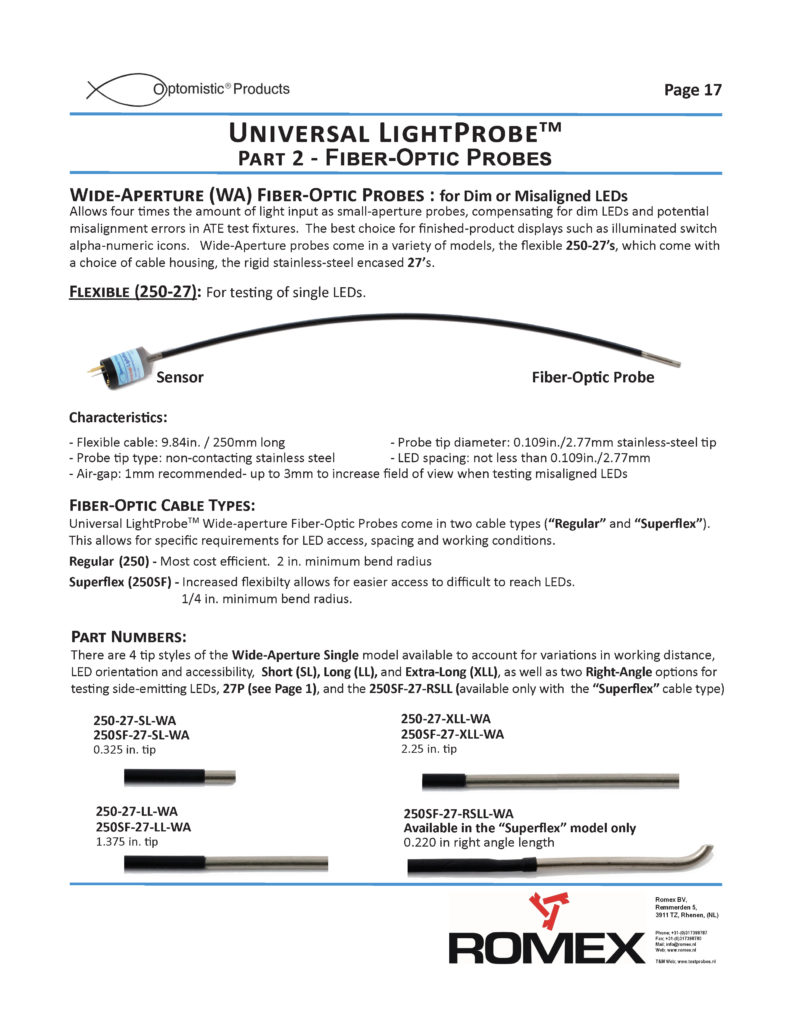 Light Probe selection page.